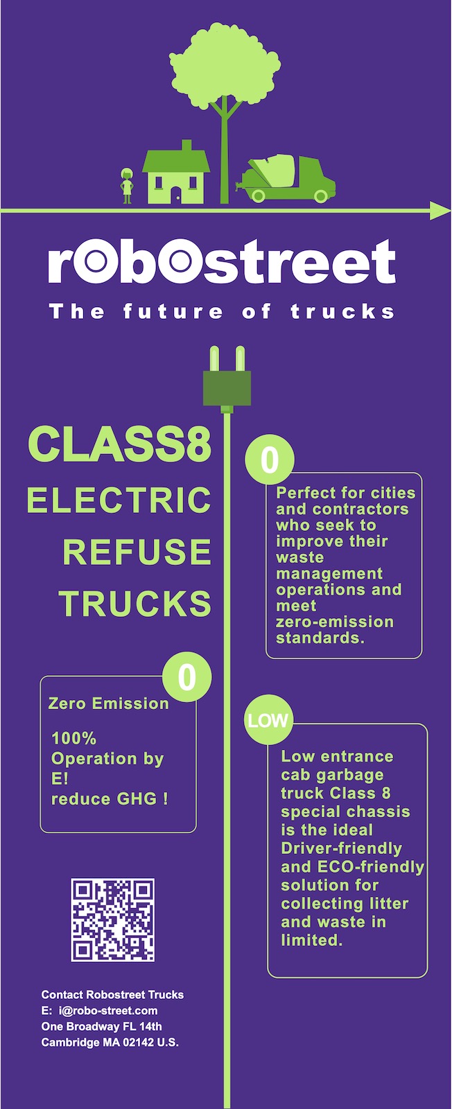 Electric Refuse Truck Class 8 – Robostreet