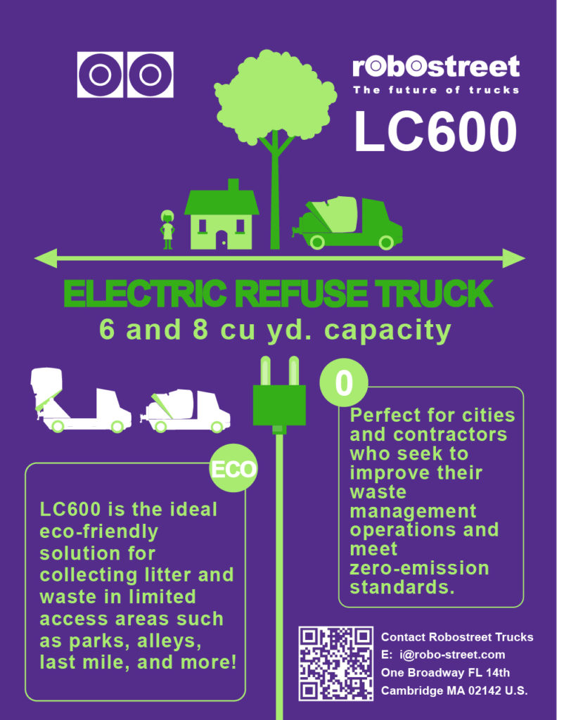 Electric Refuse Truck LC600 – Robostreet